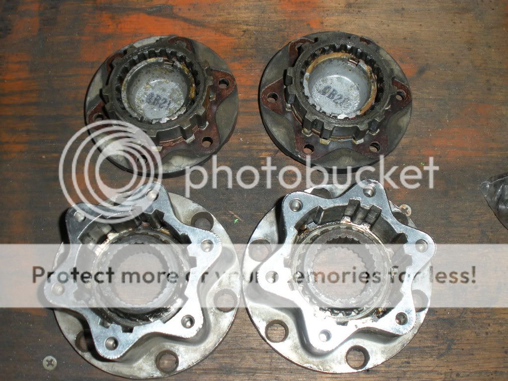 Factory toy solid axle hubs | Pirate 4x4